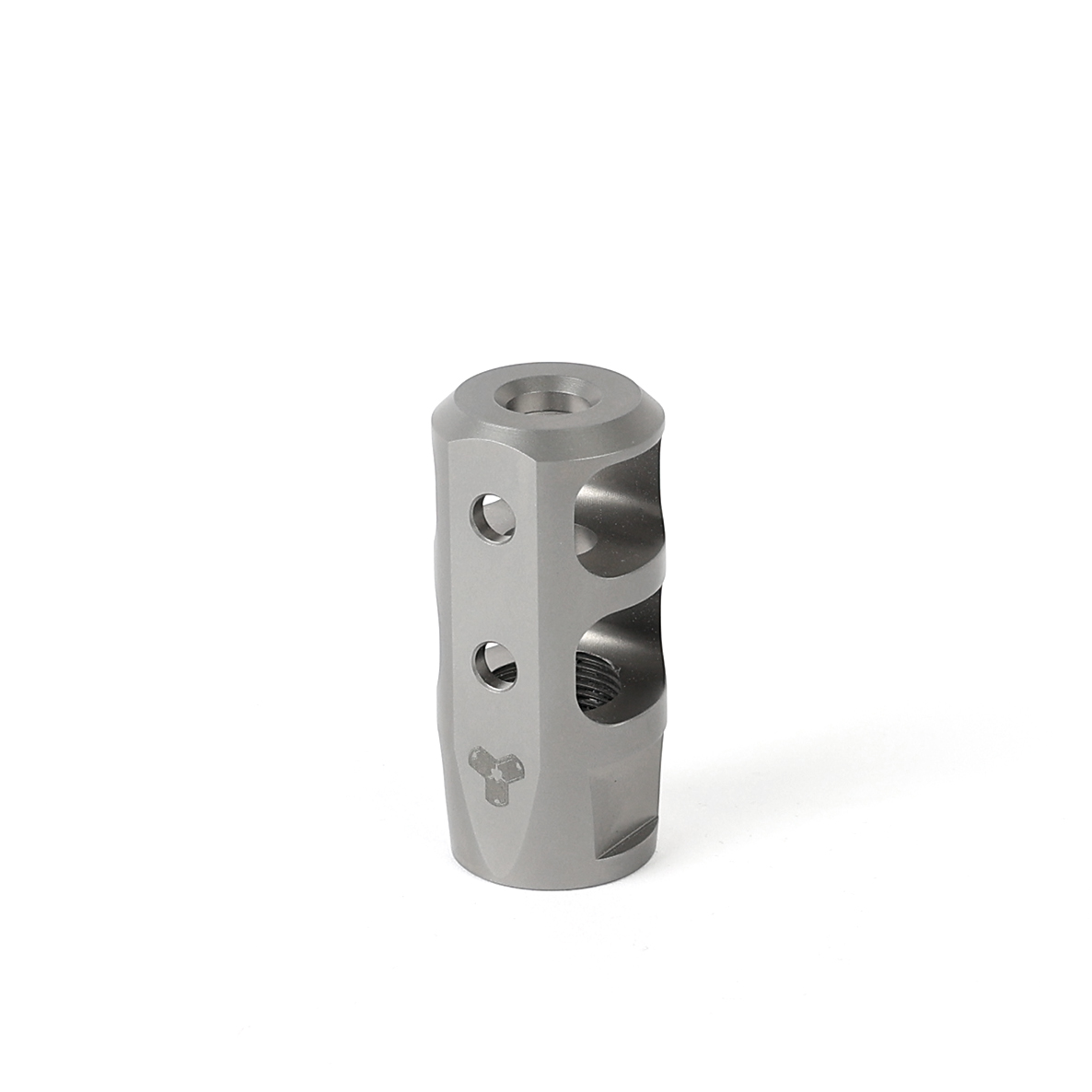 Signature Series DC-1 Dual Chamber Titanium Muzzle Brake for 30 cal / 7.62 mm - NEMO Arms