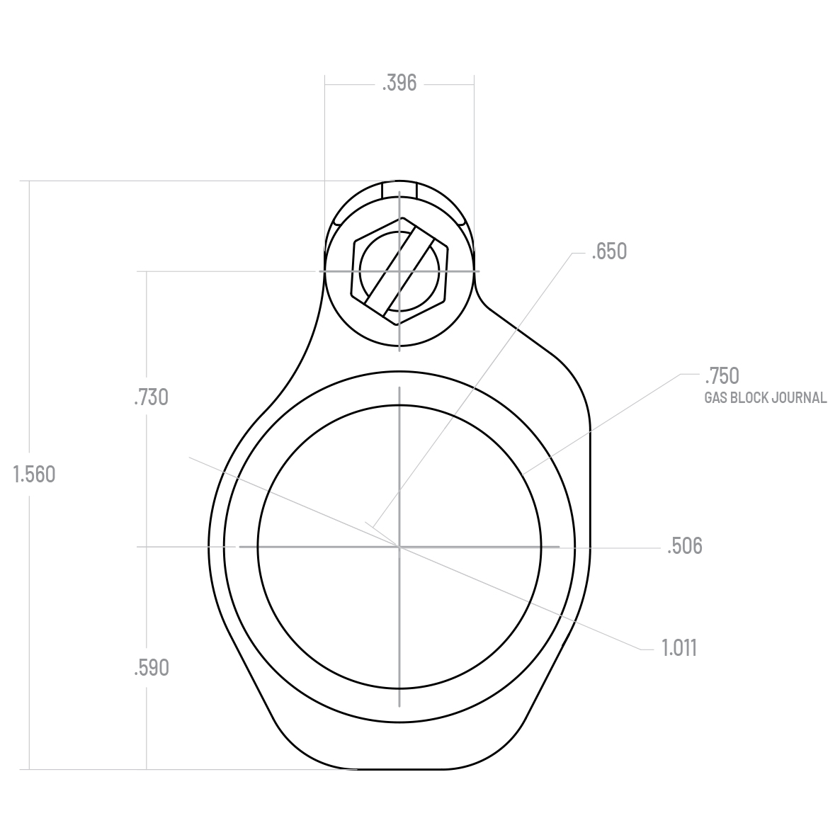 Signature Series 48-Position Adjustable Gas Block Kit, .750 - NEMO Arms