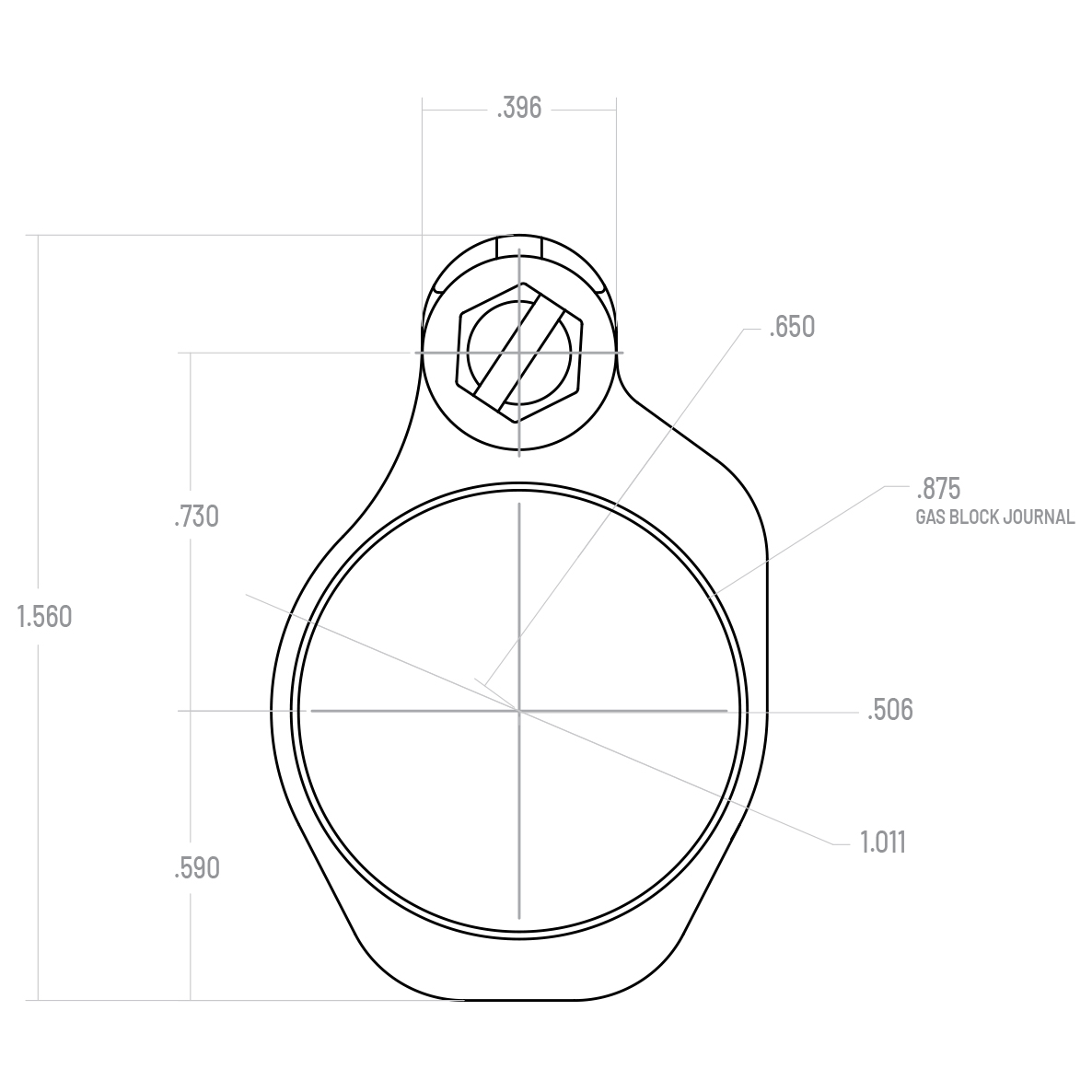 Signature Series 48-Position Adjustable Gas Block Kit, .875 - NEMO Arms